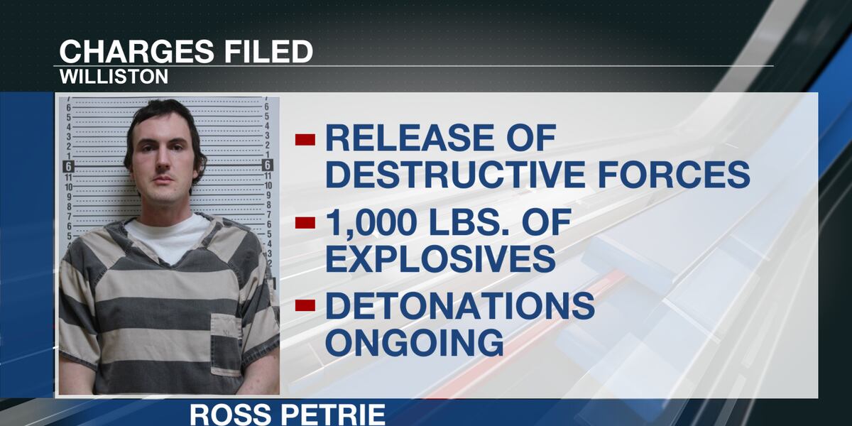 Charges filed against man with explosives at Williston apartment Charges filed against man with explosives at Williston apartment